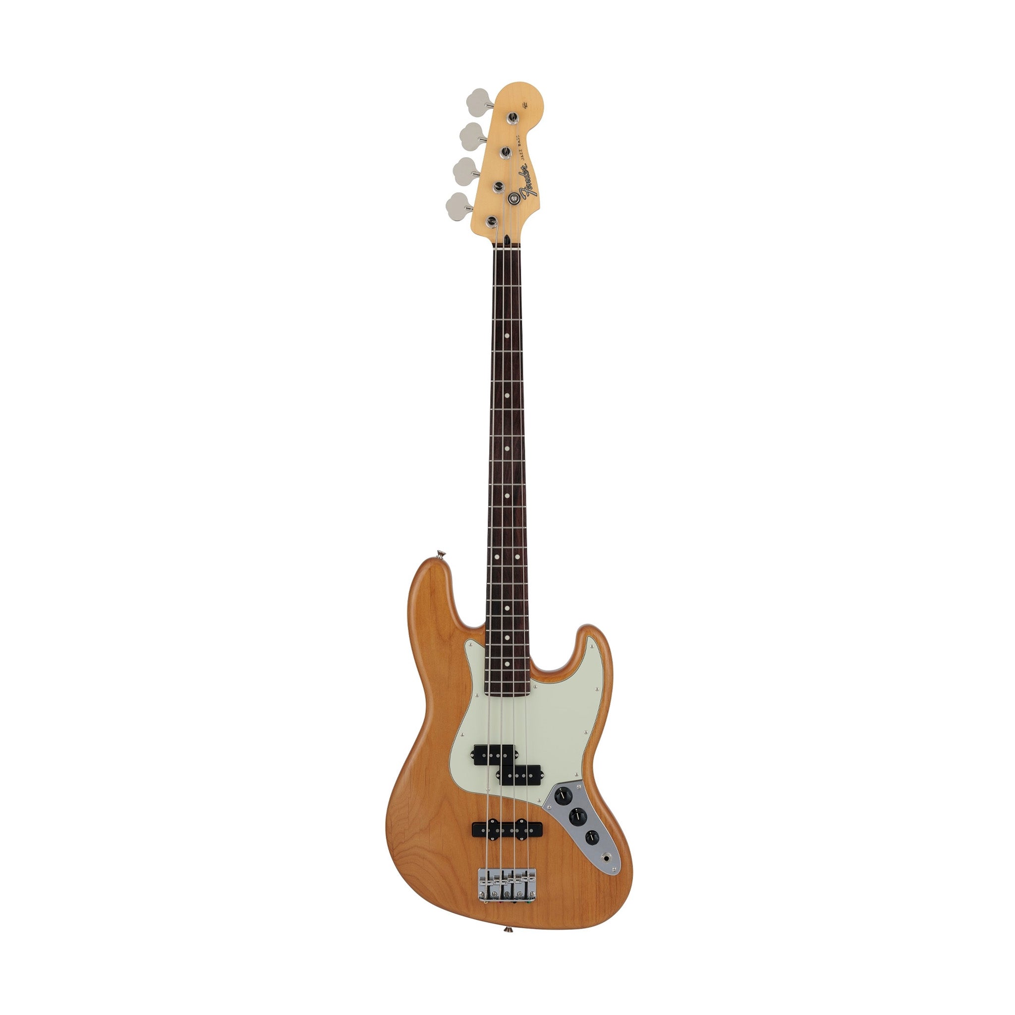 Fender Japan Hybrid II Jazz Bass PJ Guitar, RW FB, Vintage Natural ...