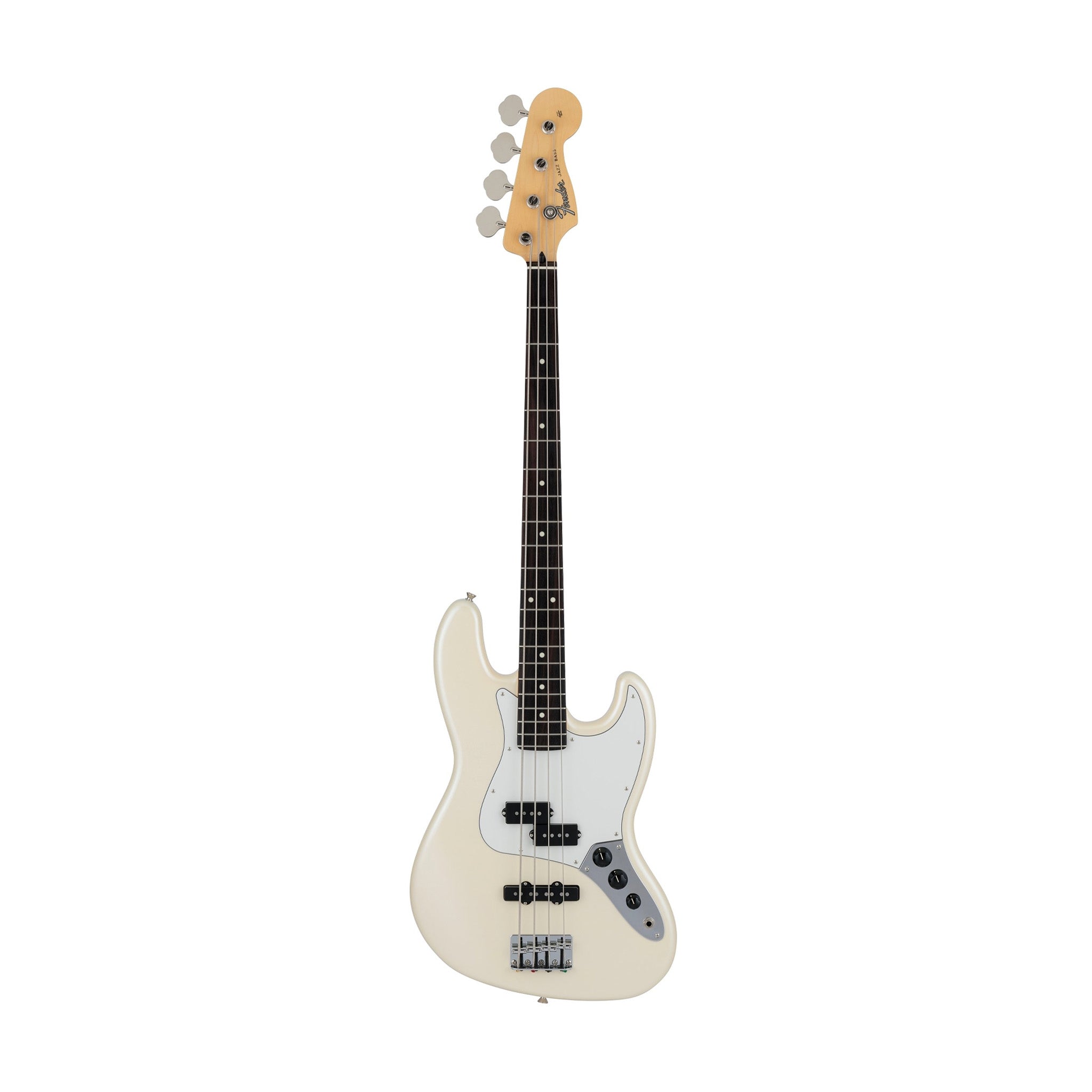 Fender Japan Hybrid II Jazz Bass PJ Guitar, RW FB, Olympic Pearl – Swee ...